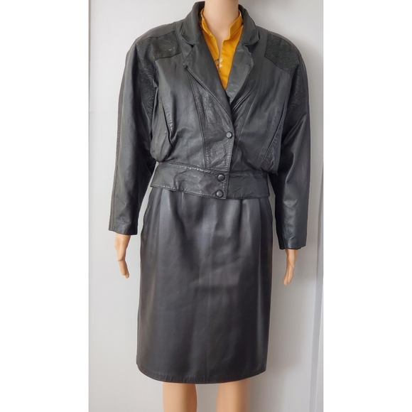 Brynes & Baker | Jackets & Coats | Vintage Brynes Baker Womens Leather ...